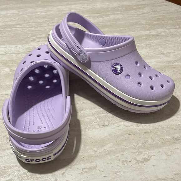 CROCS | Shoes | New Crocs Little Girl Lavender Sandals 3 | Poshmark
